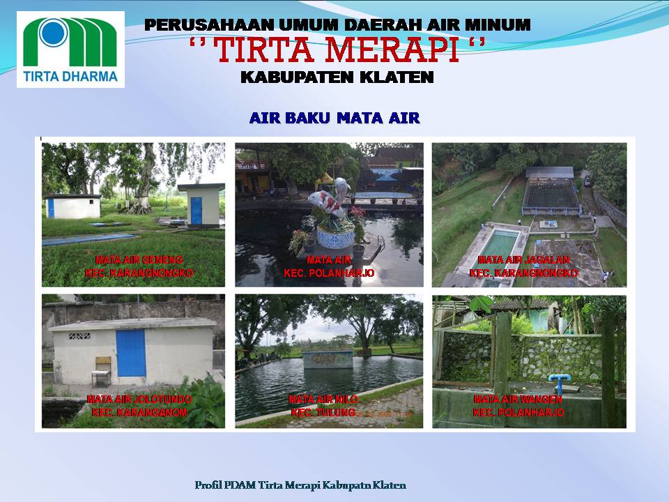PROFIL PERUSAHAAN | PDAM Tirta Merapi Kabupaten Klaten
